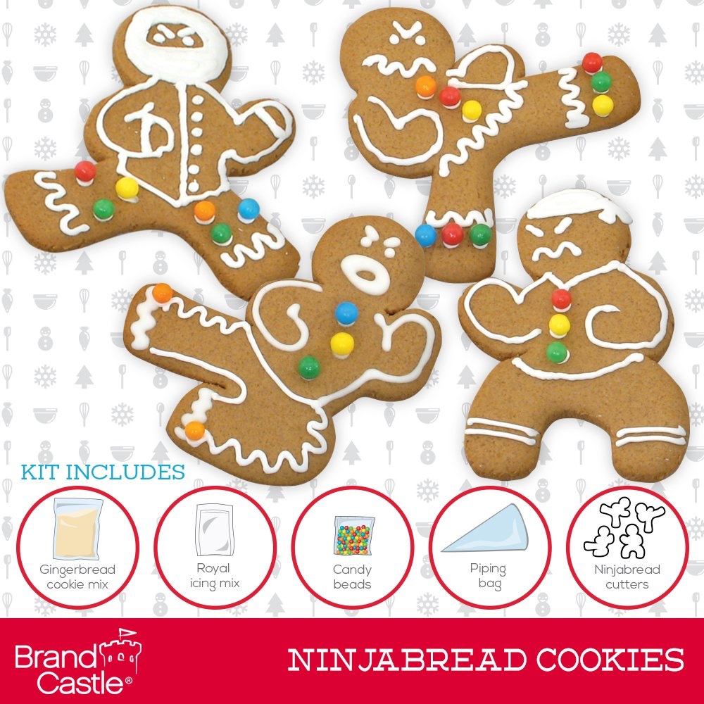 Ninjabread Men Gingerbread Cookie Kit – I Crave This