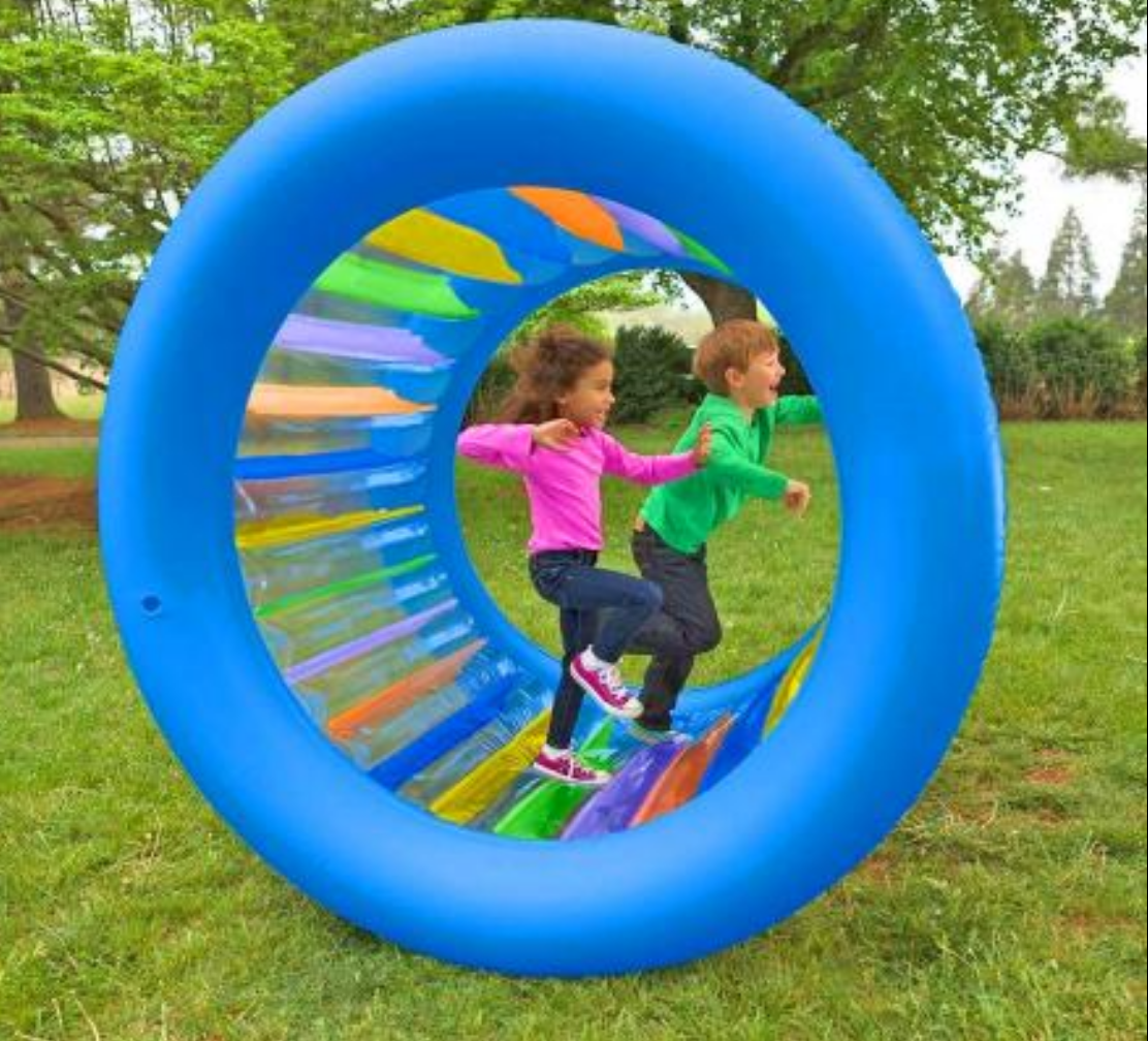 Giant Inflatable Rolling Wheel – I Crave This